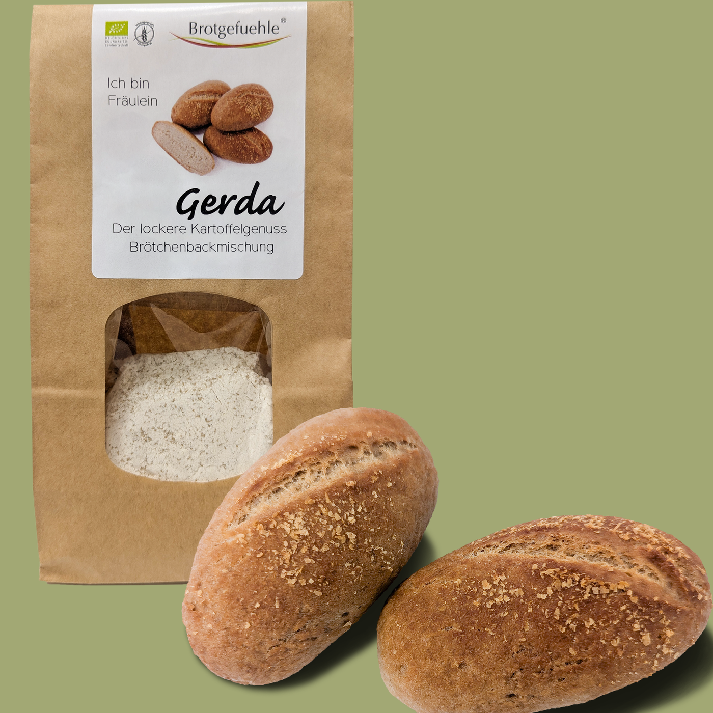 Fräulein GERDA - Bio-Fertigbackmischung